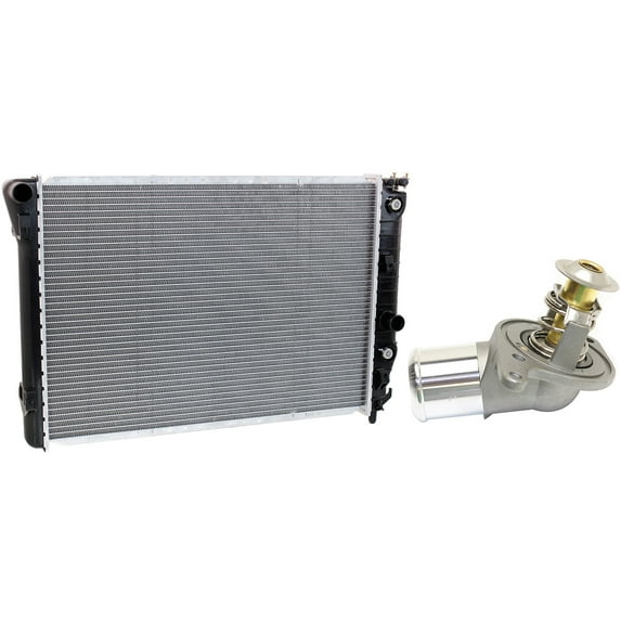 Radiator Kit 5.7L Engine Aluminum Core Plastic Tank Manual Transmission ...