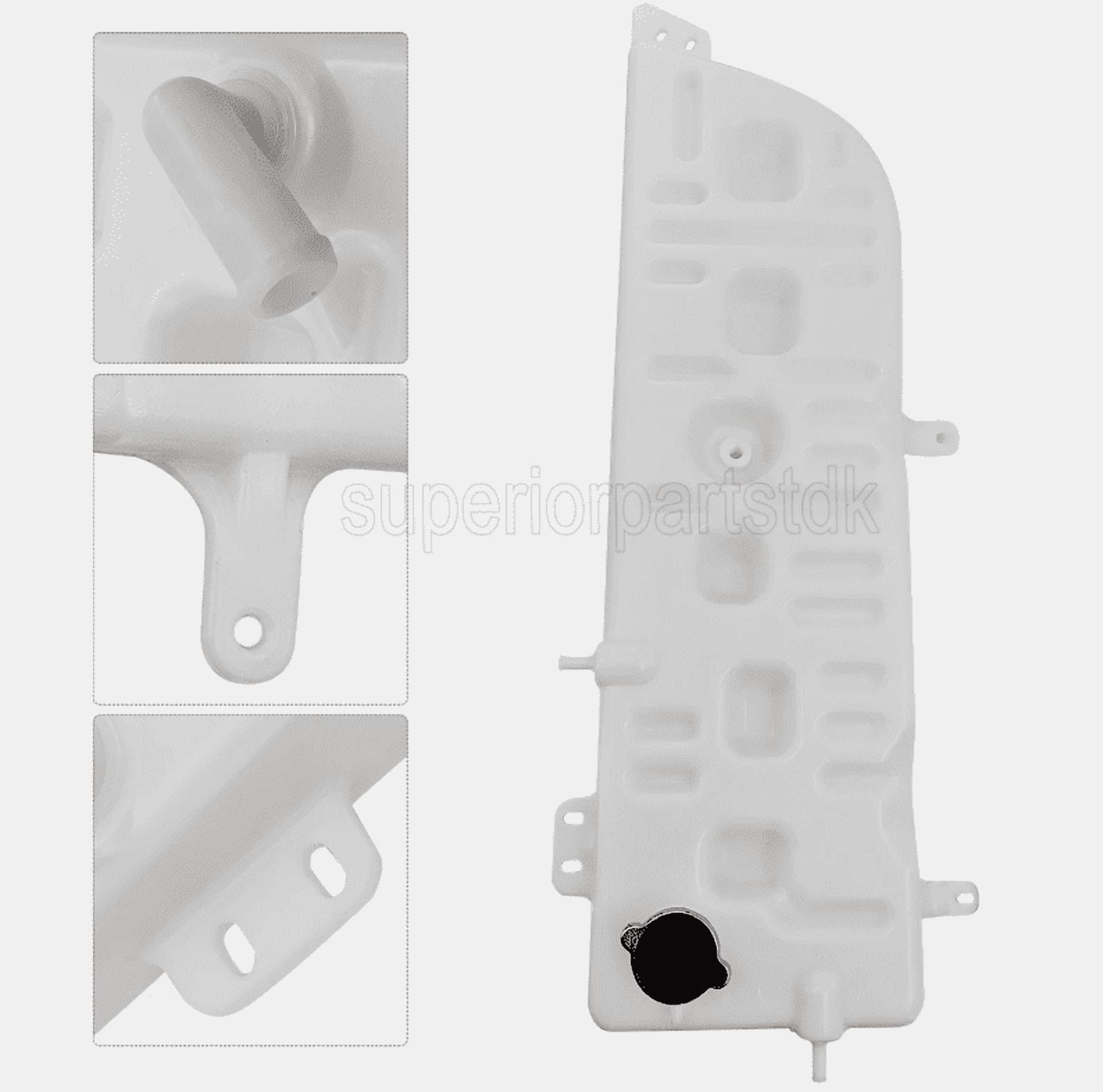 Radiator Overflow Tank Recovery Expansion Bottle with Cap Compatible ...