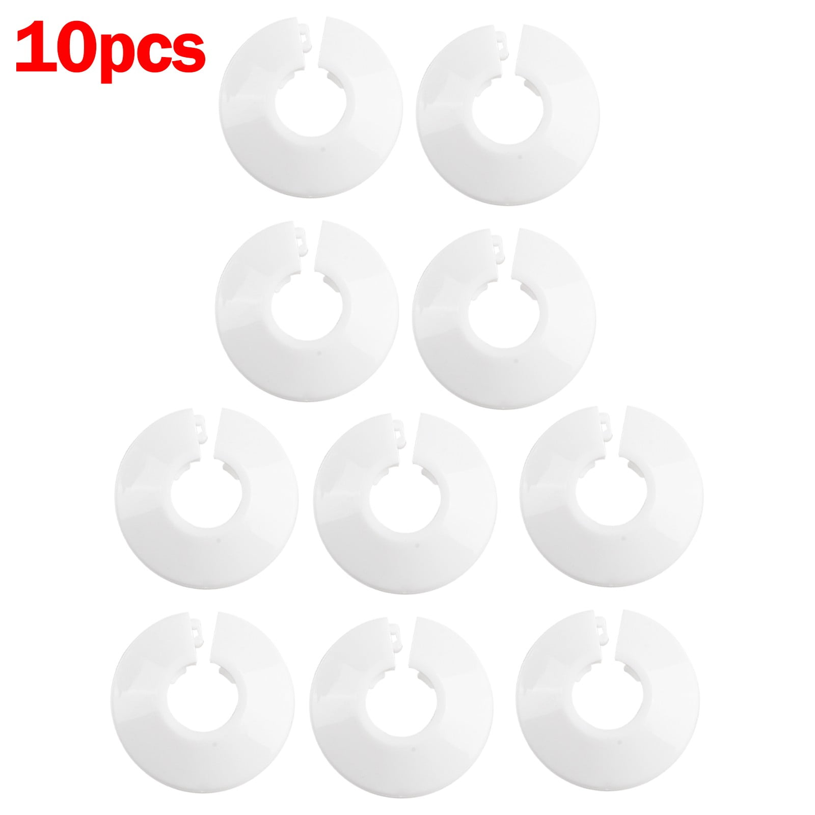 Radiator Pipe Cover Rosettes,10 Pack White Round Covers for Heating ...