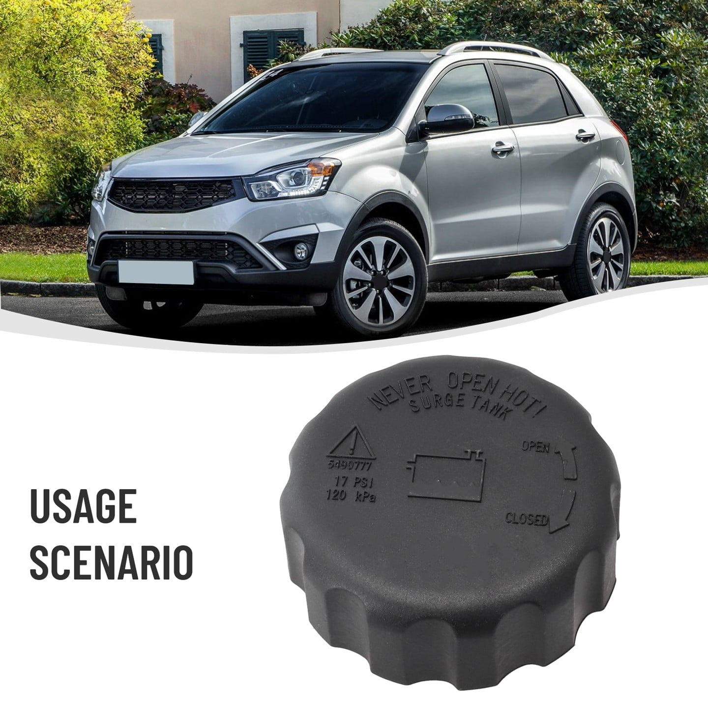 Radiator Pressure Cover For Ssangyong Rexton Korando Musso/Sports ...