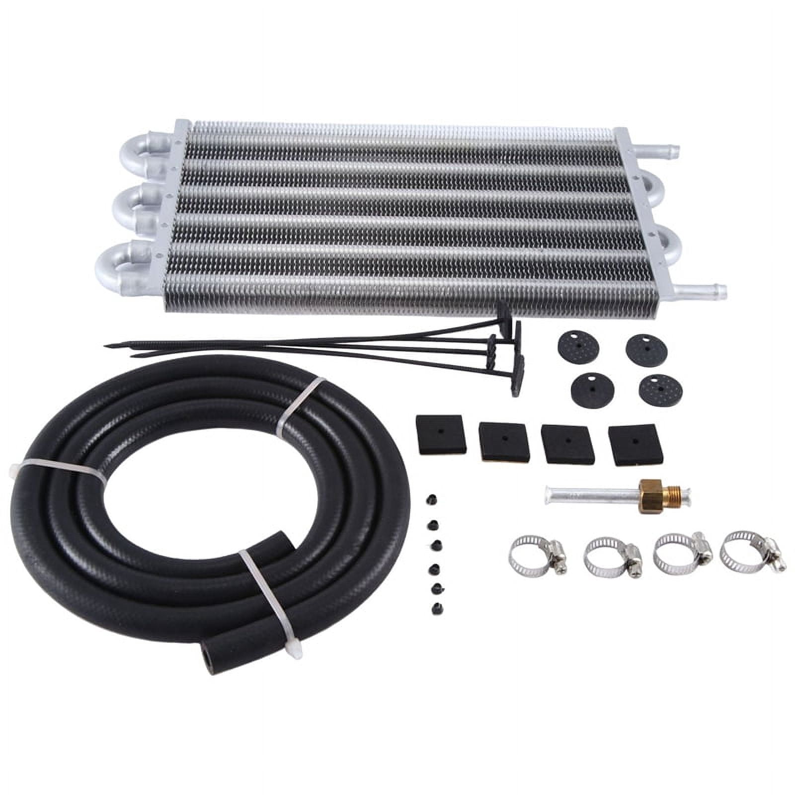 Radiator Radiator Condenser Water Tank Transmission Universal Silver ...