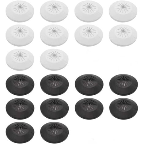 Radiator Rosettes, 20 Pieces Plastic Pipe Clamps Radiator Pipe Cover ...