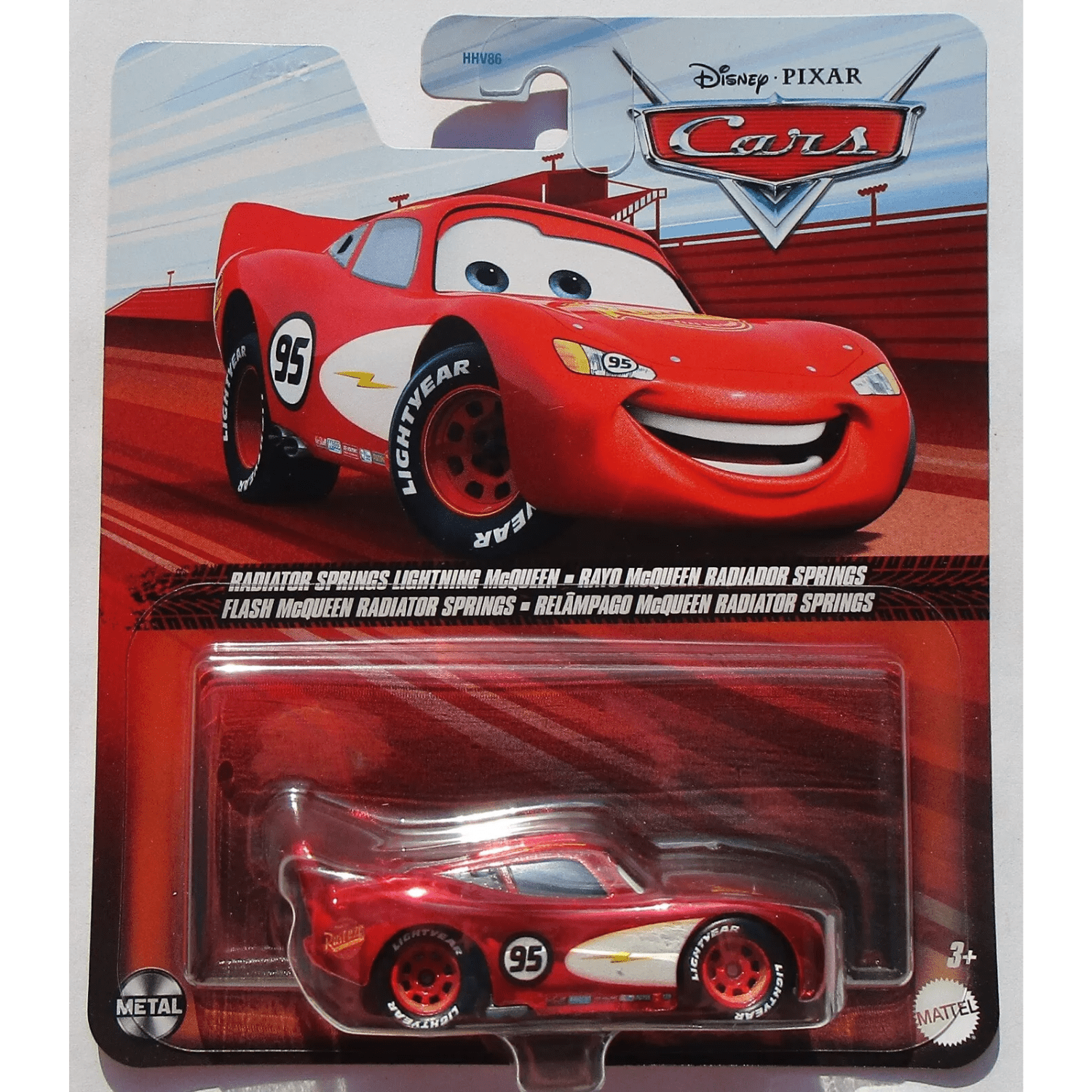 Radiator Springs Lightning McQueen Disney Pixar Cars die-cast 1:55 ...