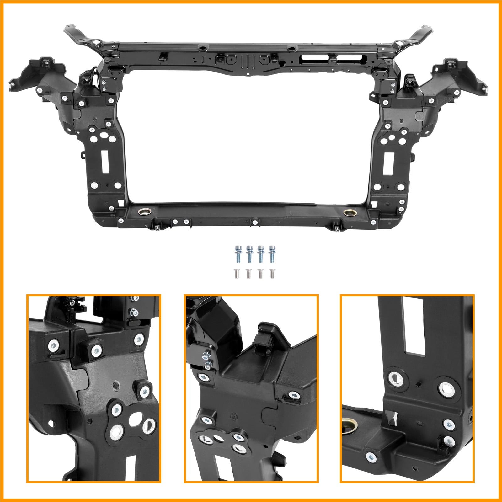 Radiator Support Assembly For Hyundai Santa Fe Sport 2.4L 2013-2018 ...