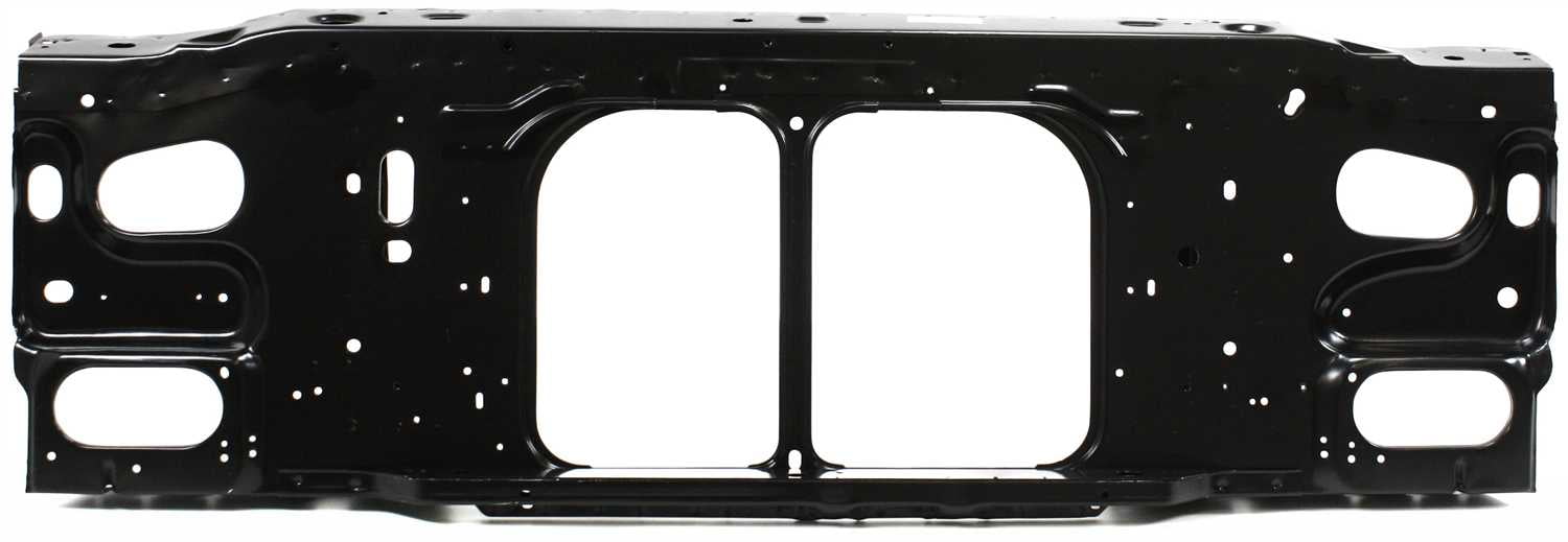 Radiator Support Compatible with FORD RANGER 95-97 Assembly Black Steel ...