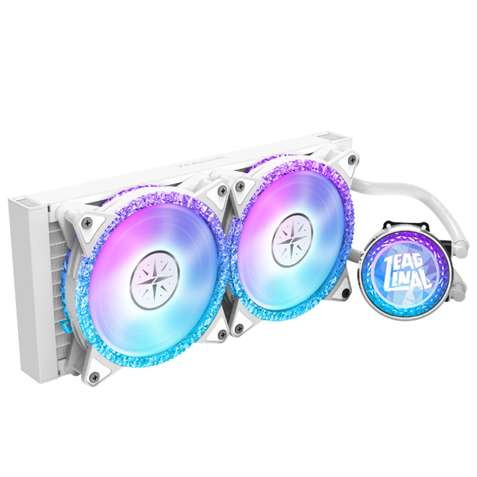 Radiator,Water Pipe Fan 240 Cpu Water Speed 800-1800 Rpm With Pwm Pump ...