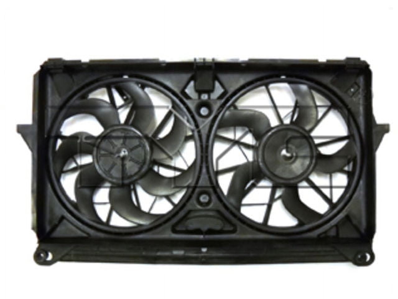 Radiator and Condenser Cooling Auxiliary Fan Assembly - Compatible with ...