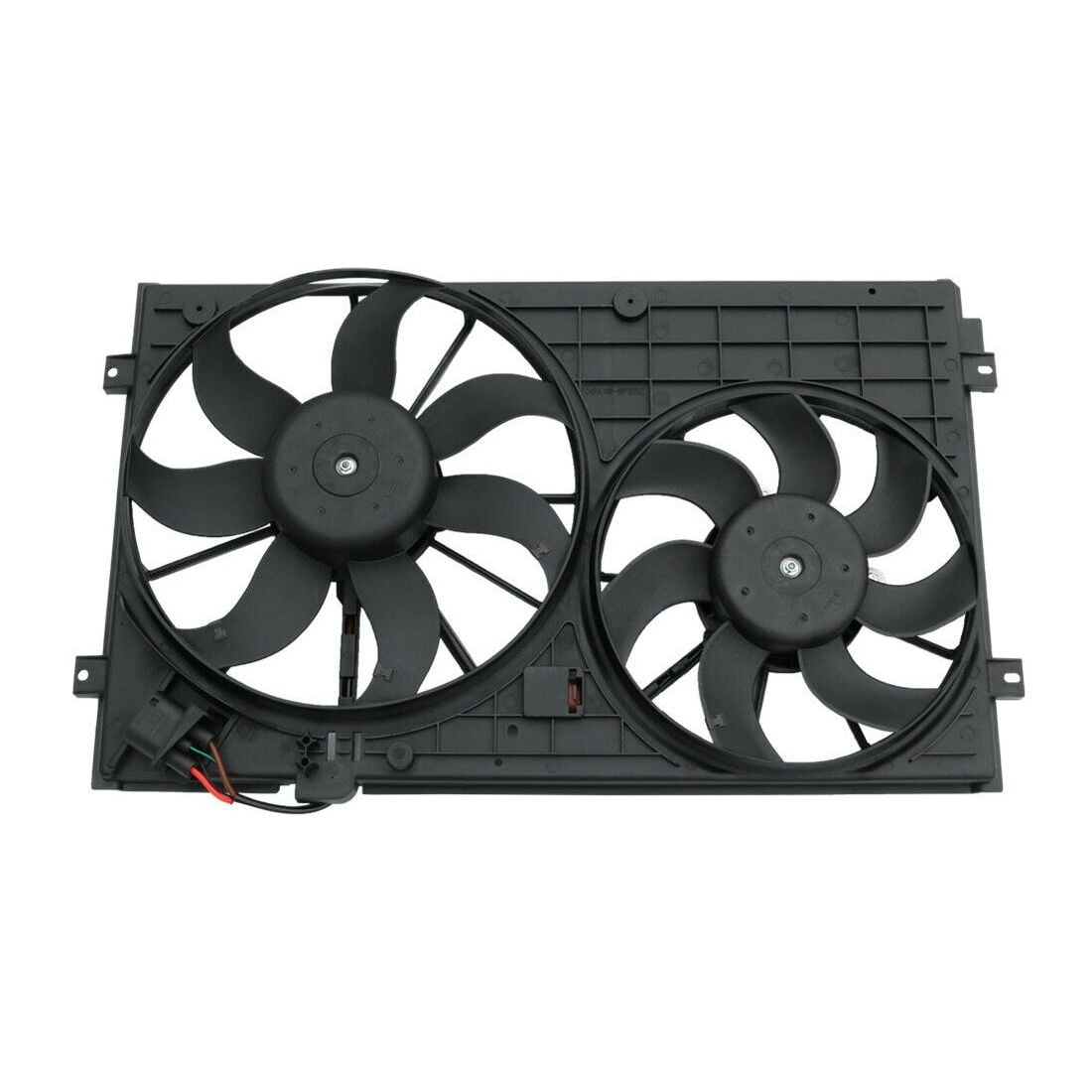 Radiator and Condenser Cooling Fan Blade Plastic Motor Assembly ...