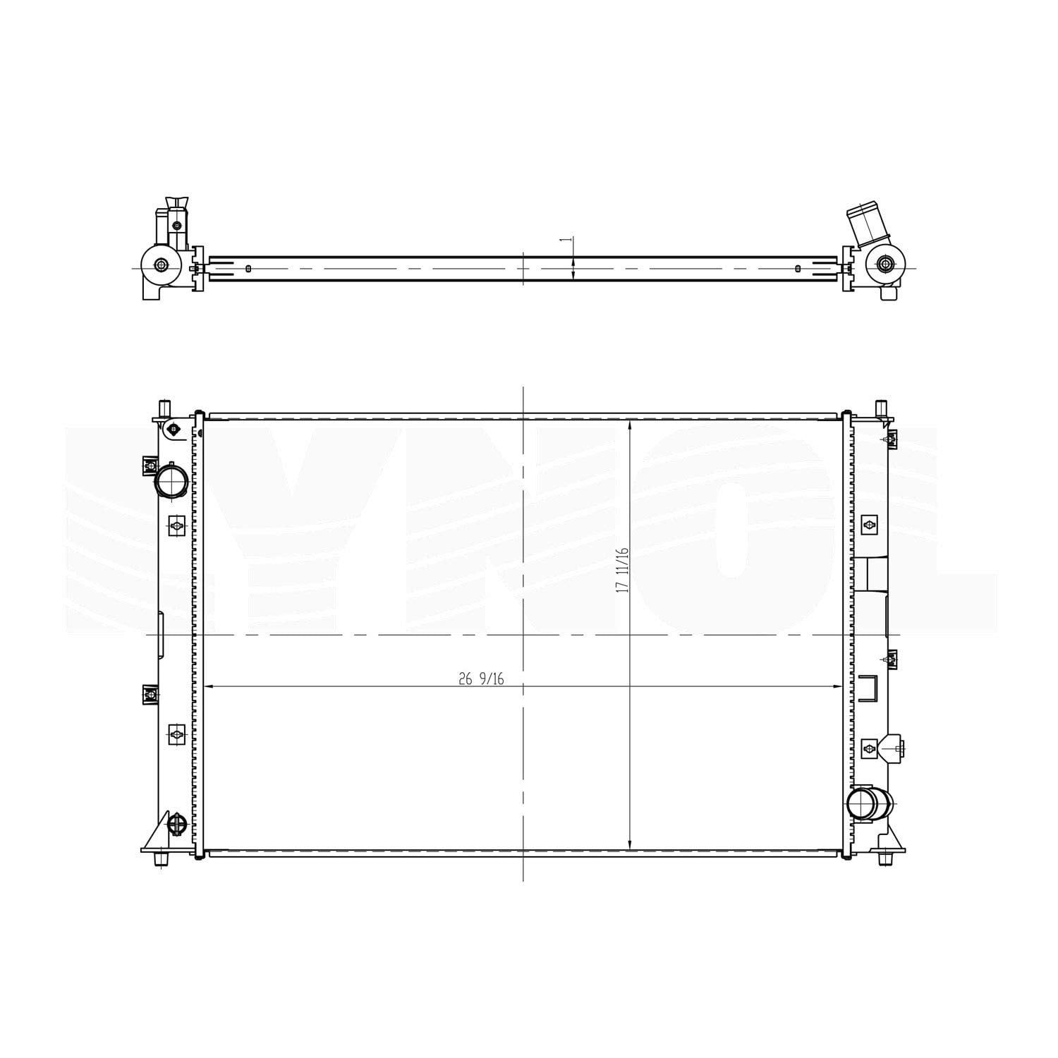 Radiator for 16-20 Honda Civic 1.5L - OE# 190105AAA01 QL - Walmart.com