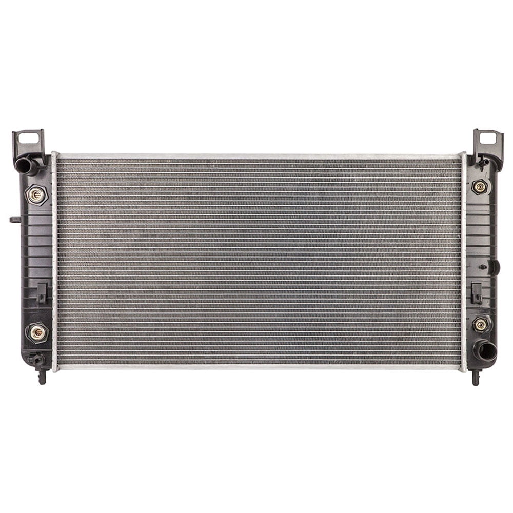 Radiator w/ Oil Cooler & 1" Core For Chevy Silverado Tahoe Suburban GMC ...