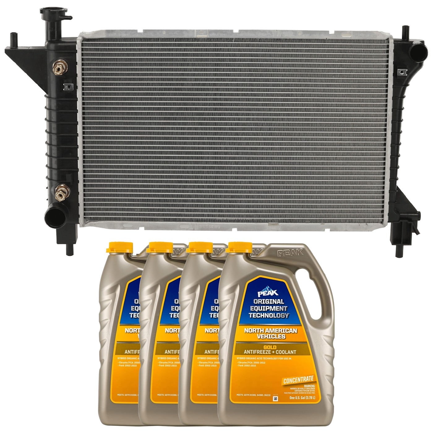 Radiators Set for Ford for Mustang 1994-1995 - Aluminum Core ...