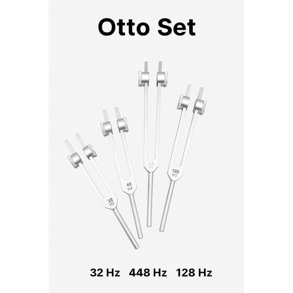 Radical 🌟 Long Weighted Otto Tuning Forks – 4 Fork Premium Professional ...