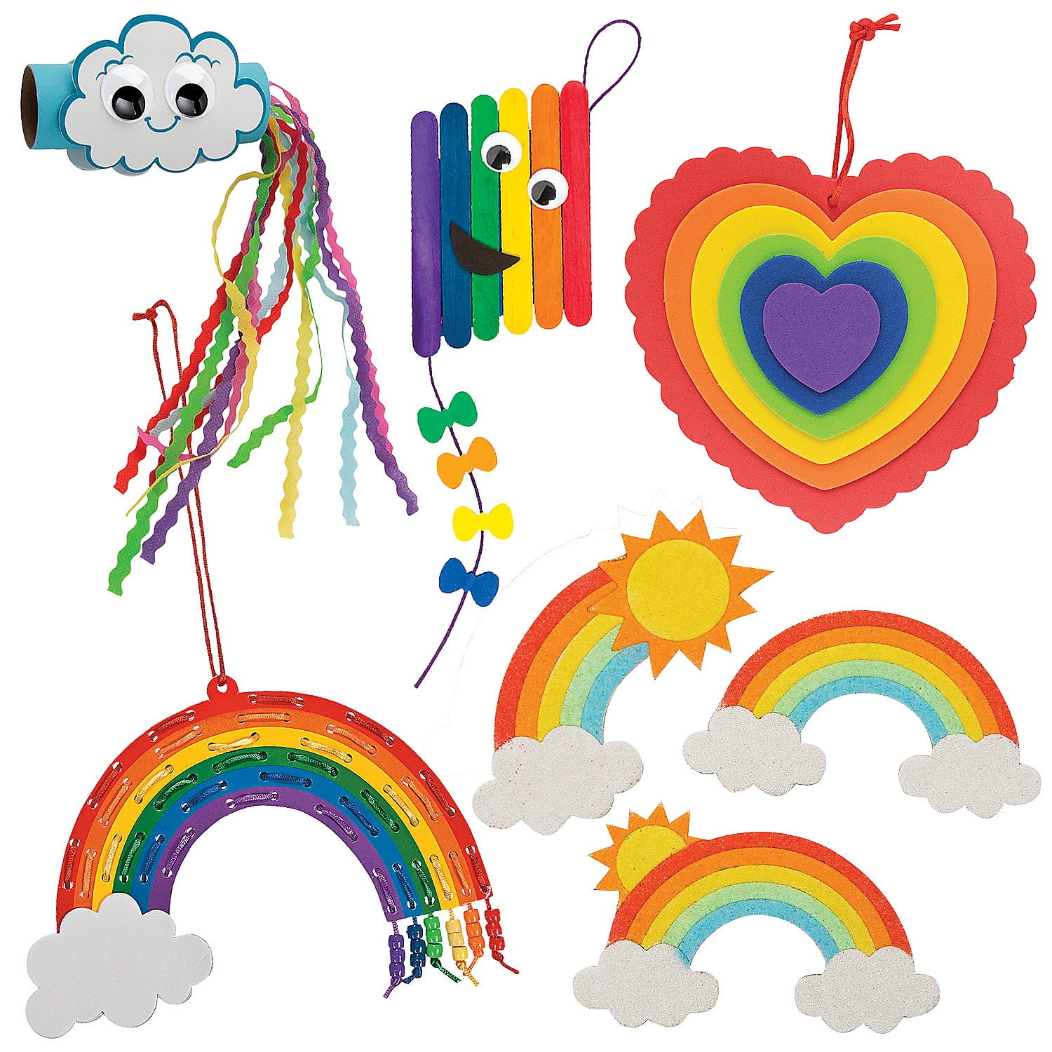 Radical Rainbow Craft Kit Assortment Bulk 60 Pc - Walmart.com