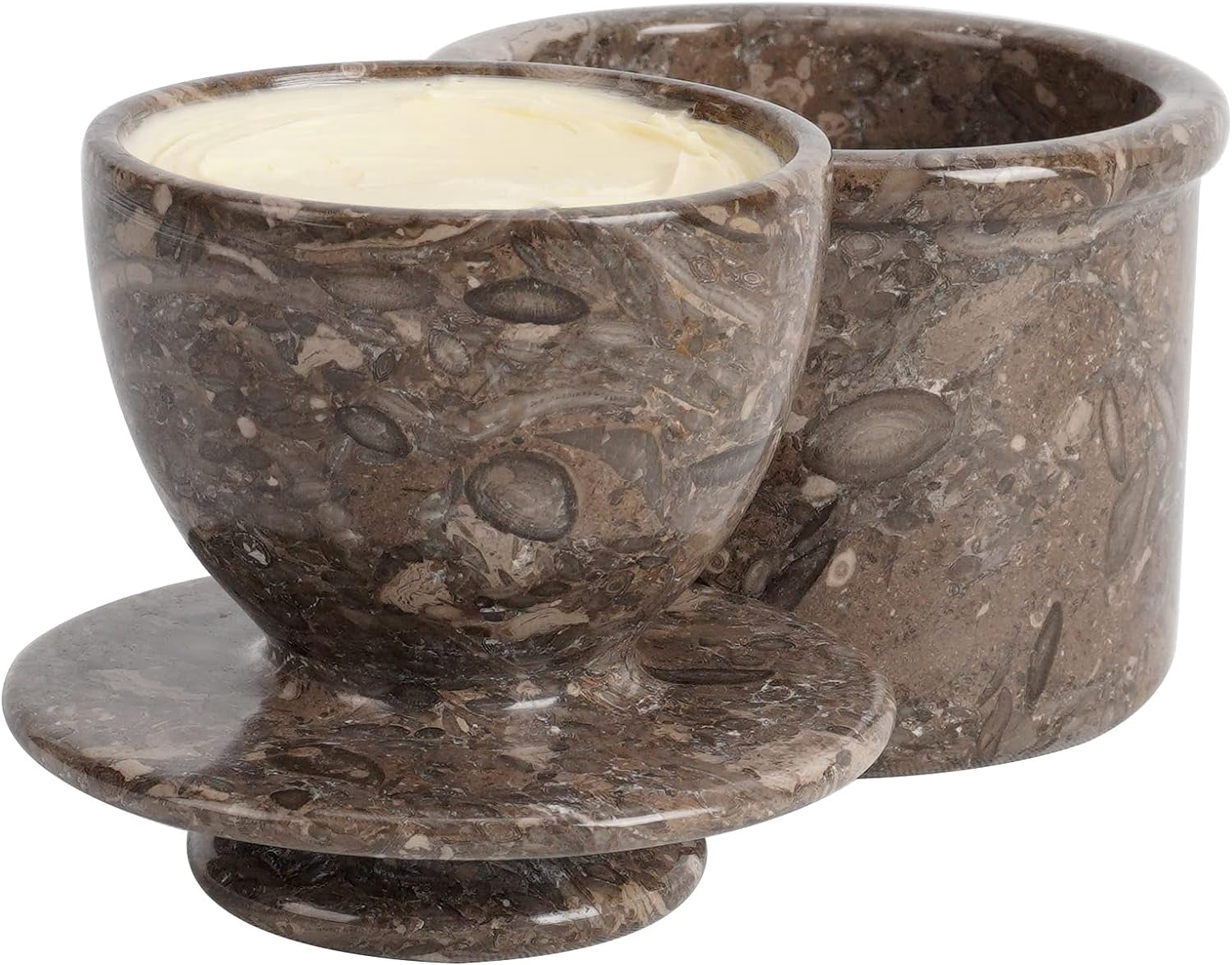 Radicaln Marble Butter Keeper 4.25" Oceanic Handmade Butter Crock Pot ...