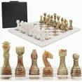 Free Shipping! Radicaln 15-Inch Handmade Marble Chess Set - White ...