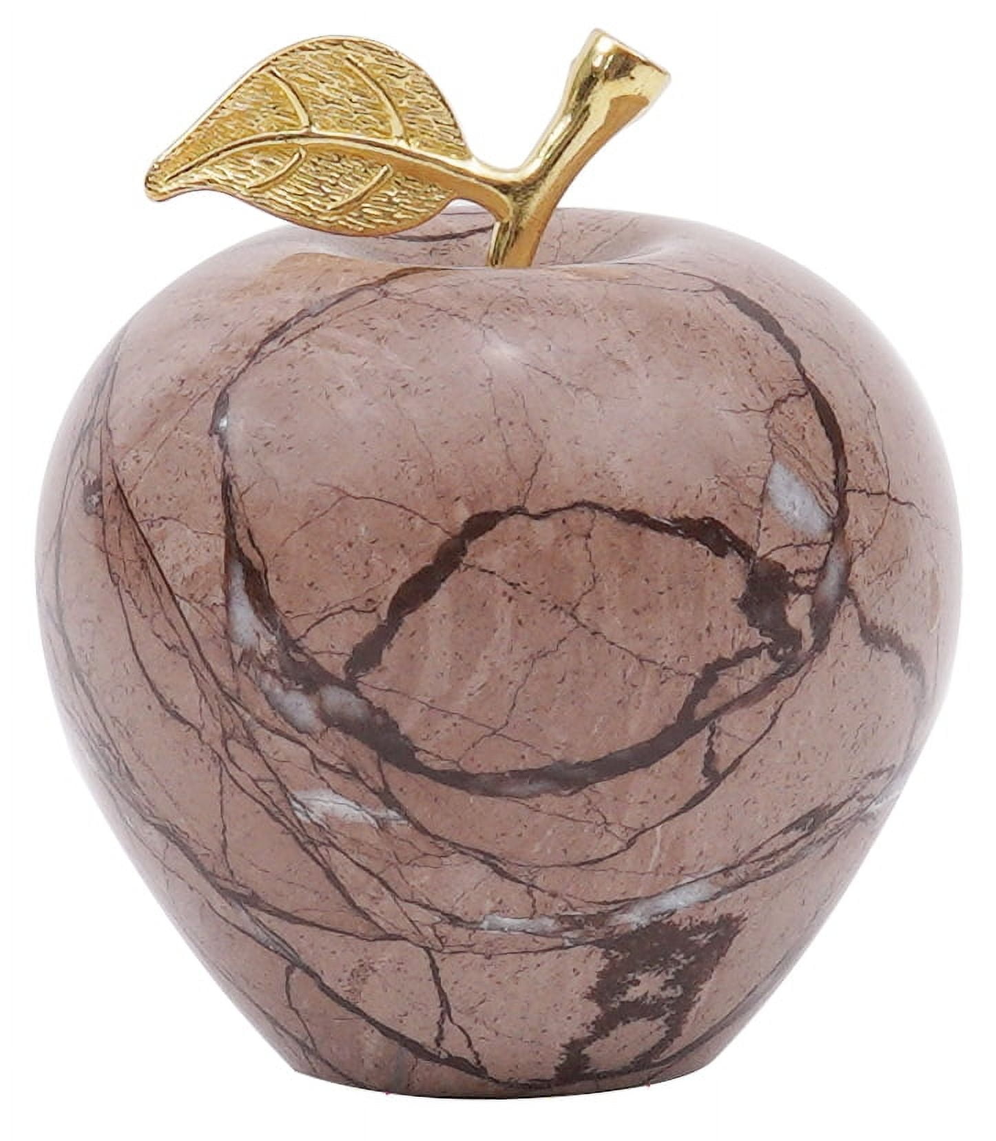 Radicaln Marble Decoration Piece Marinara 3" Inch Handmade Apple ...