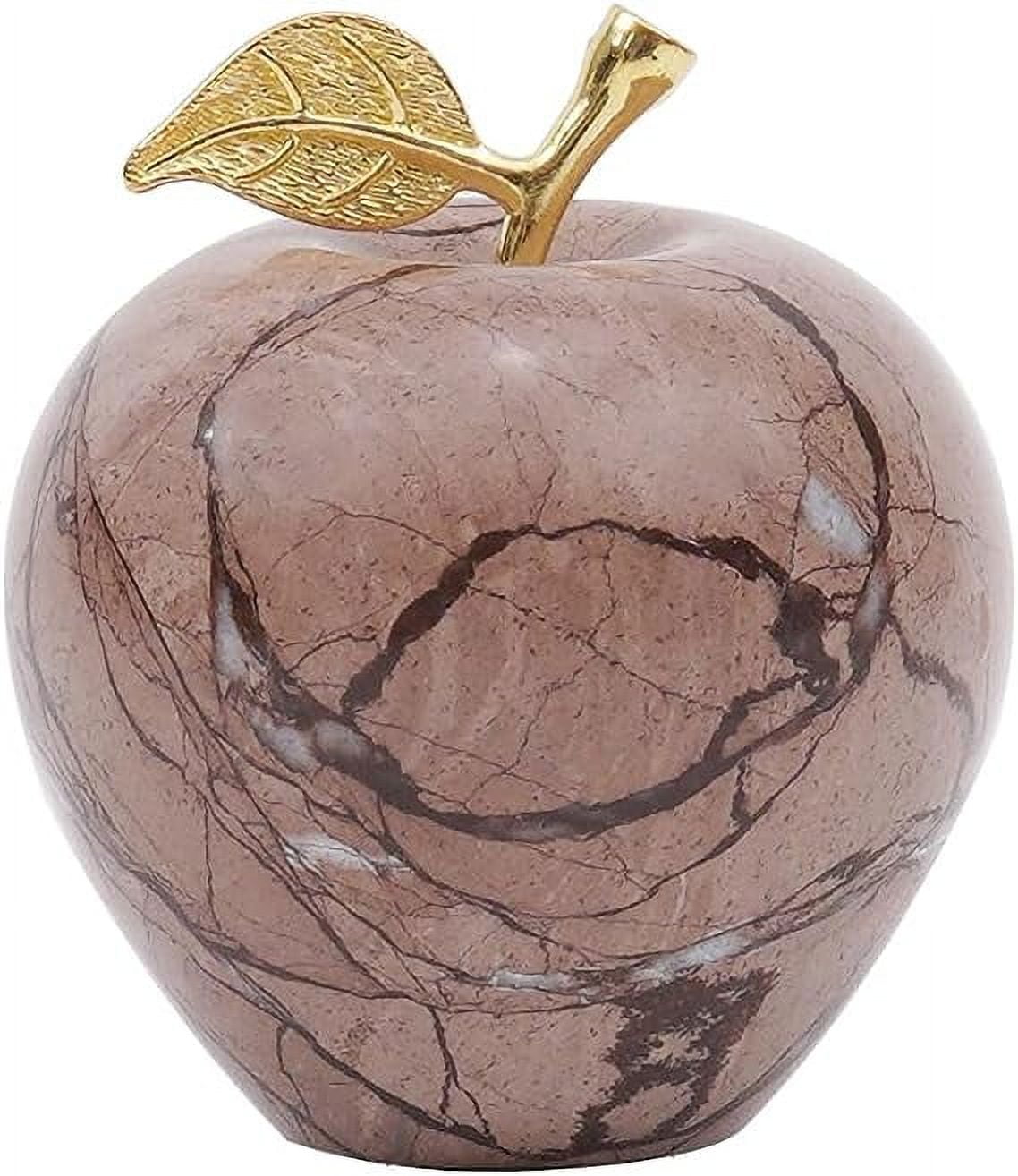 Radicaln Marble Decoration Piece Marinara 3" Inch natural marble Apple ...