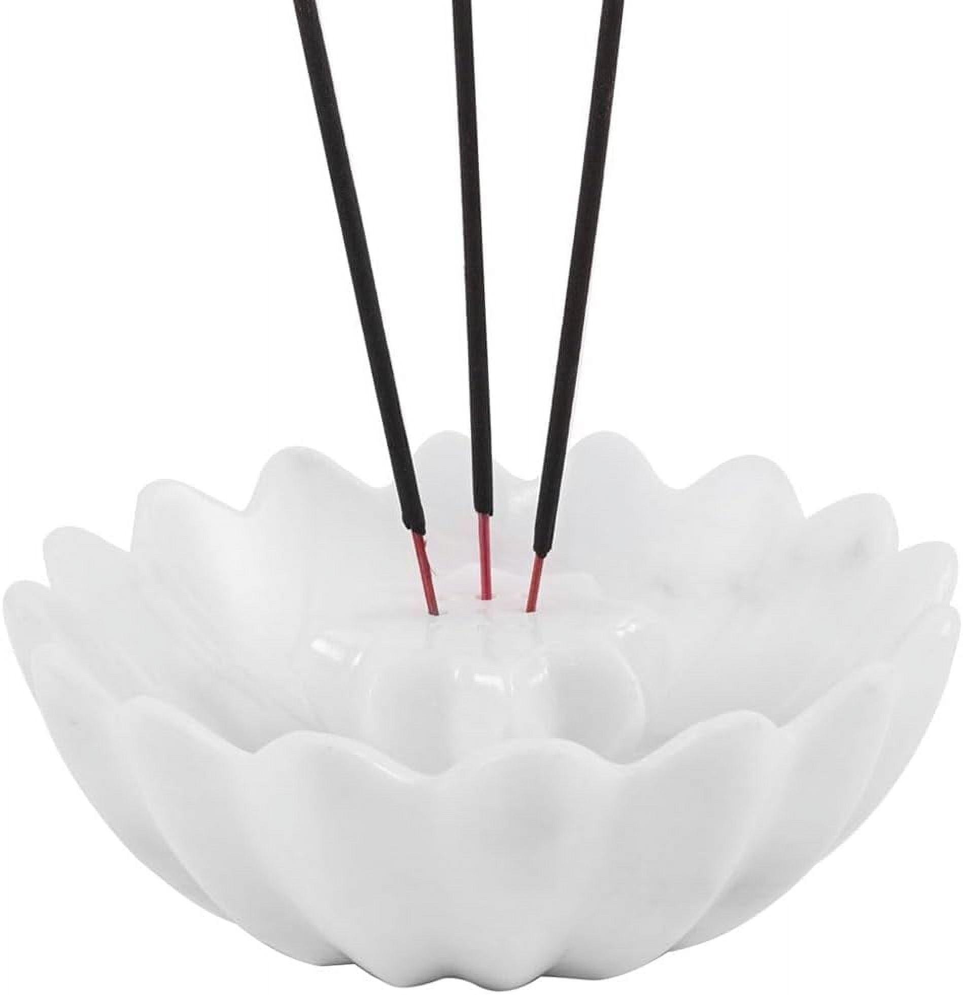 Radicaln Marble White Incense Holder 5.5" Handmade Palo Santo Holder ...