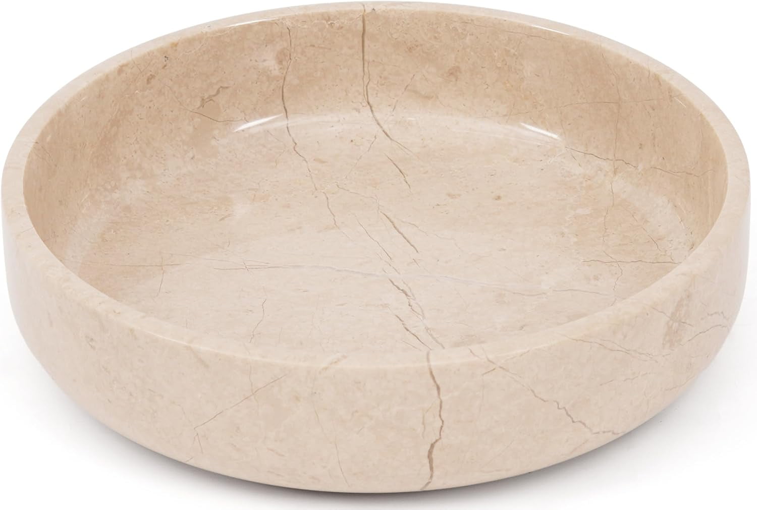 Radicaln Marble Serving Bowl 8" Inches Verona Serving Fruit Bowl For ...