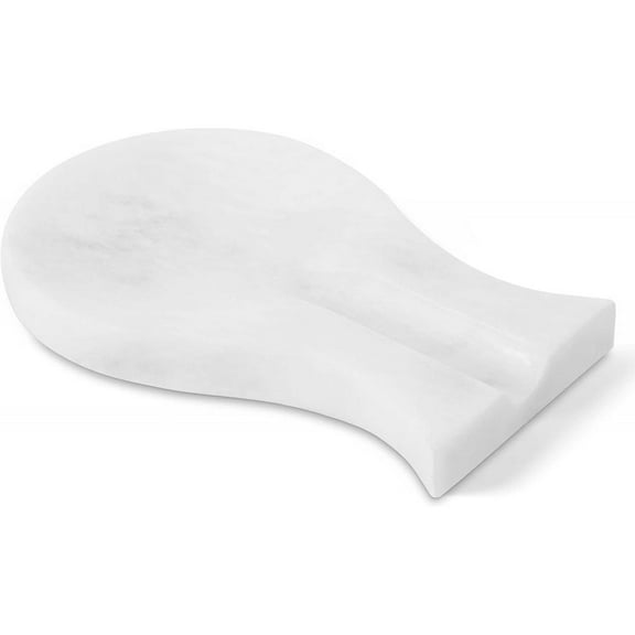 Ceramic Spoon Rest for Stove Top, Lar Holder Kitchen Counter, White ...