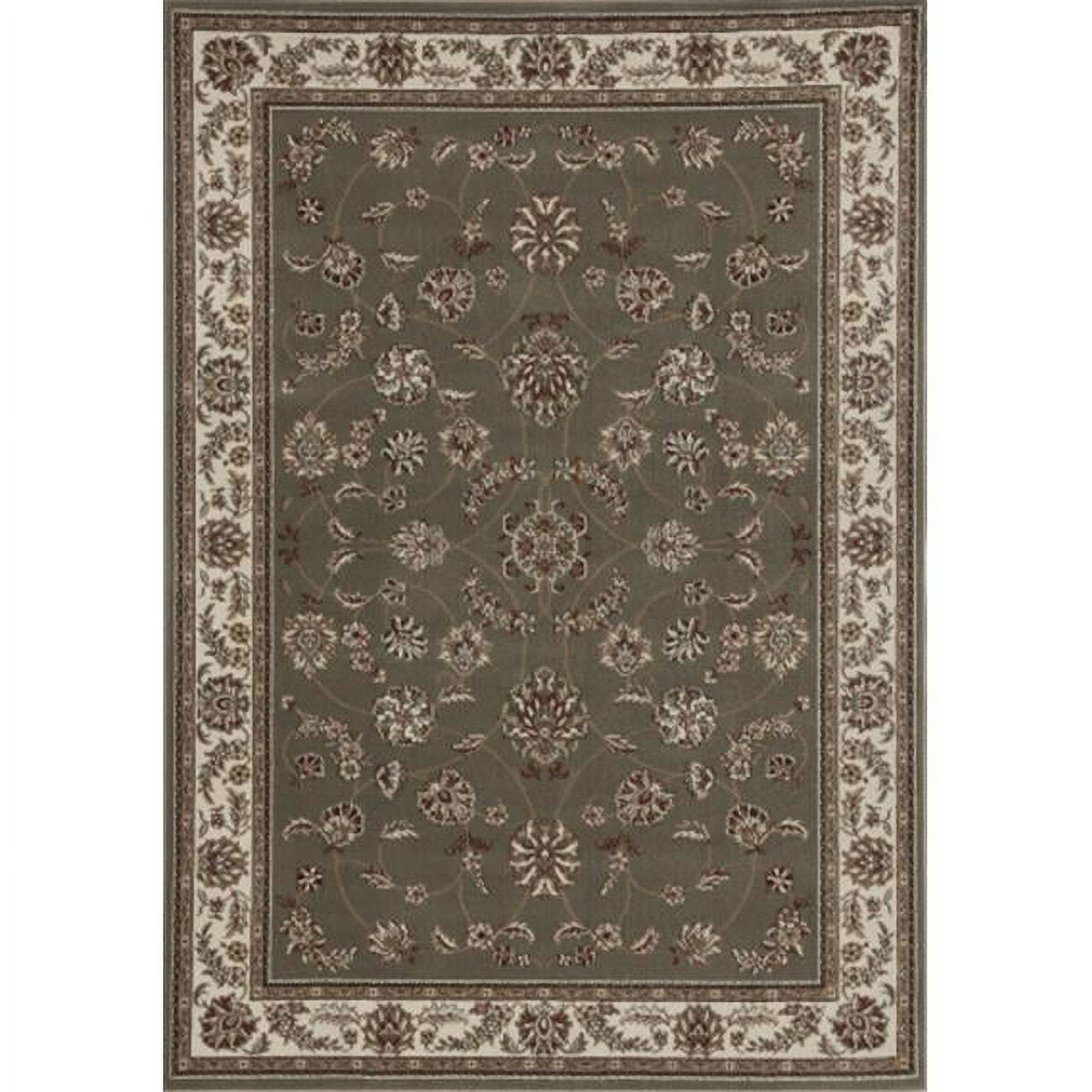 Radici 1596-1800-SAGE Como Rectangular Sage Green Traditional Italy ...