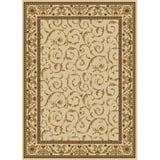 Radici 1599-1546-IVORY Como Rectangular Ivory Transitional Italy Area ...