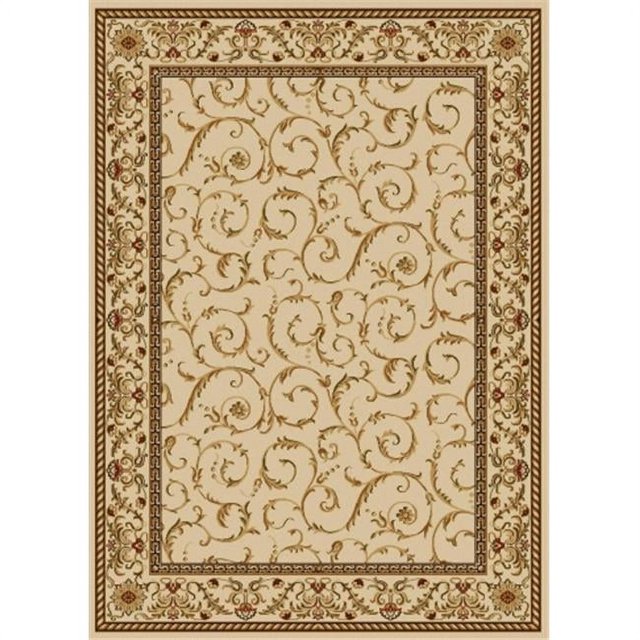 Radici 1599-1546-IVORY Como Rectangular Ivory Transitional Italy Area ...