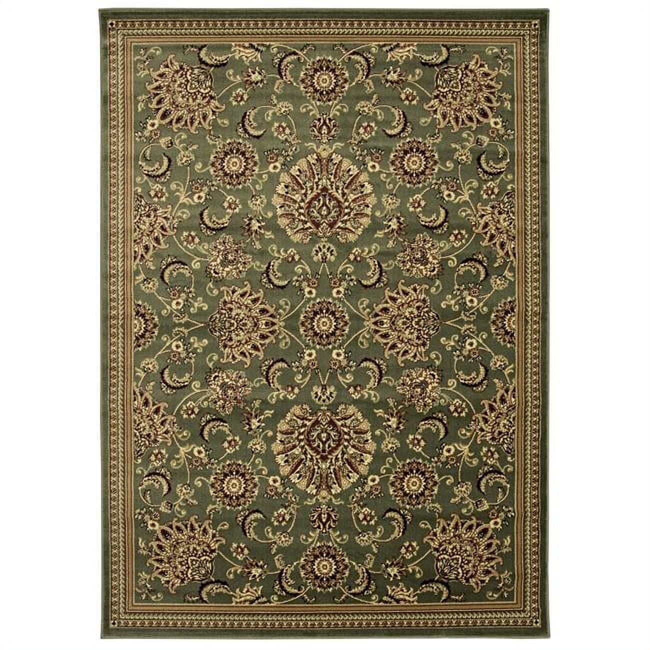 Radici USA 450-2232-SAGE 8 x 11 ft. Castello Traditional Floral Scroll ...
