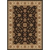 Radici Usa Pisa Area Rug 1780 Brown Bordered Vines 5' 3" x 5' 3" Round ...