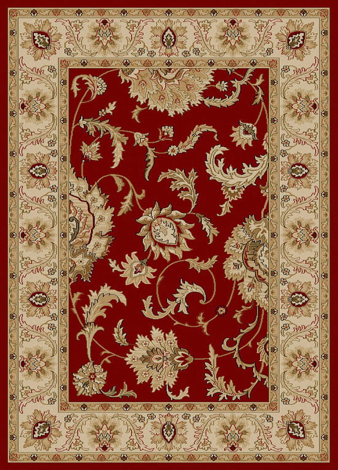 Radici Usa Como Area Rug 1621 Red Italian Bordered 7' 9" x 11 ...