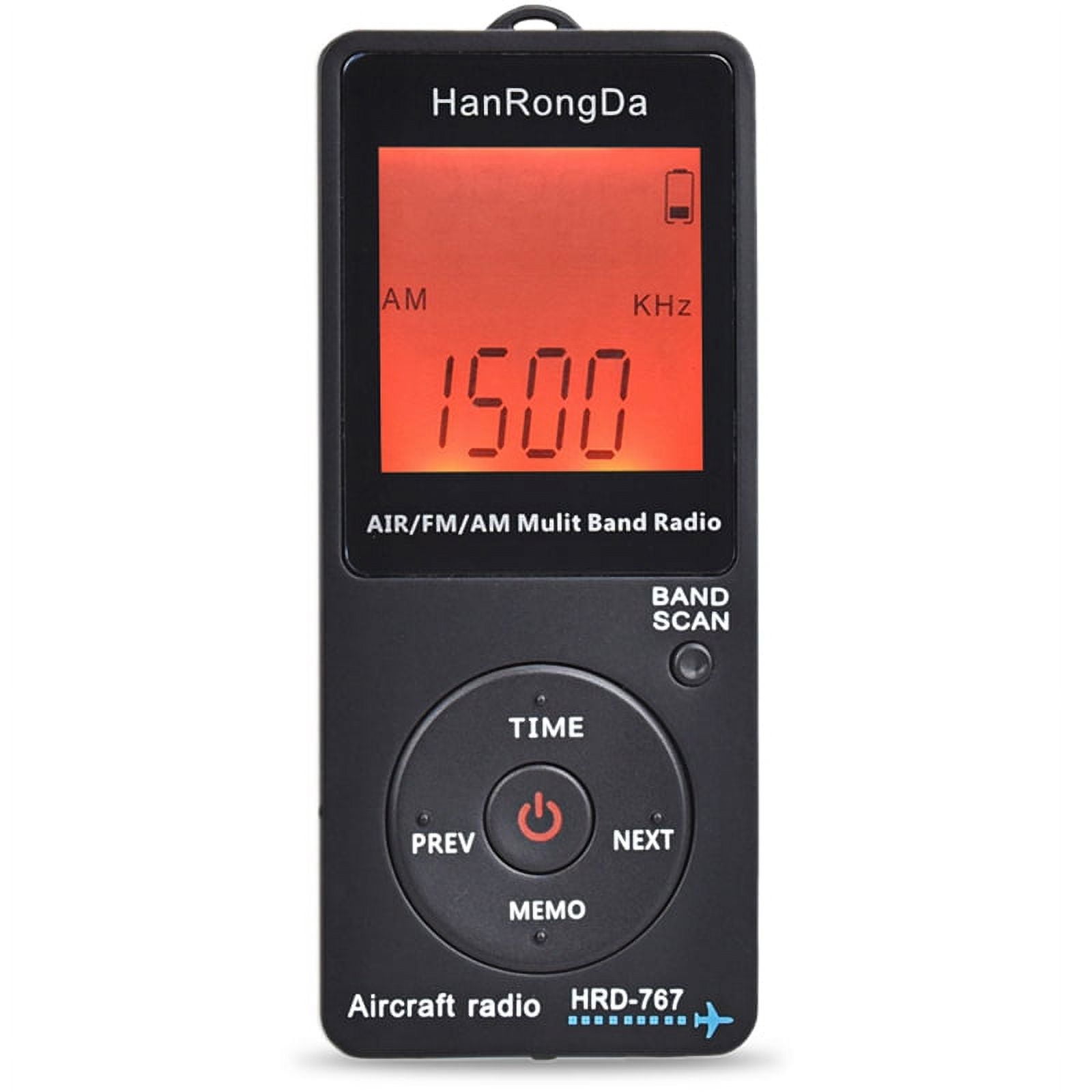 Radio Aircraft Band Receiver FM/AM/AIR Radio World Band with LCD ...