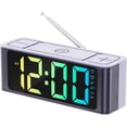 Radio Alarm Clock, AM/FM Radio with Auto-on Timer, Dual Alarm, Snooze ...