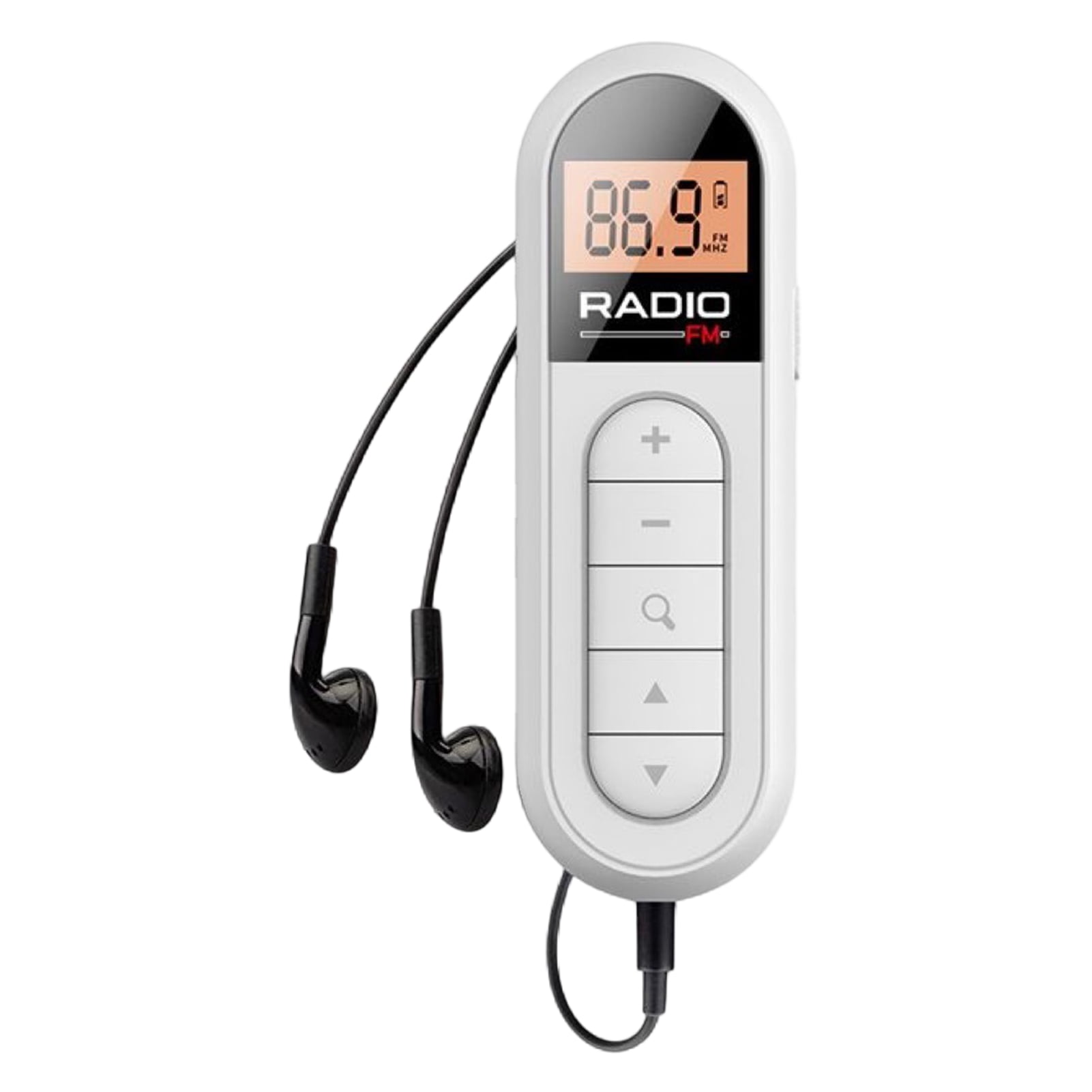 Radio Back Clip Radio Portable Digital Radio Mini Rechargeable Radio ...