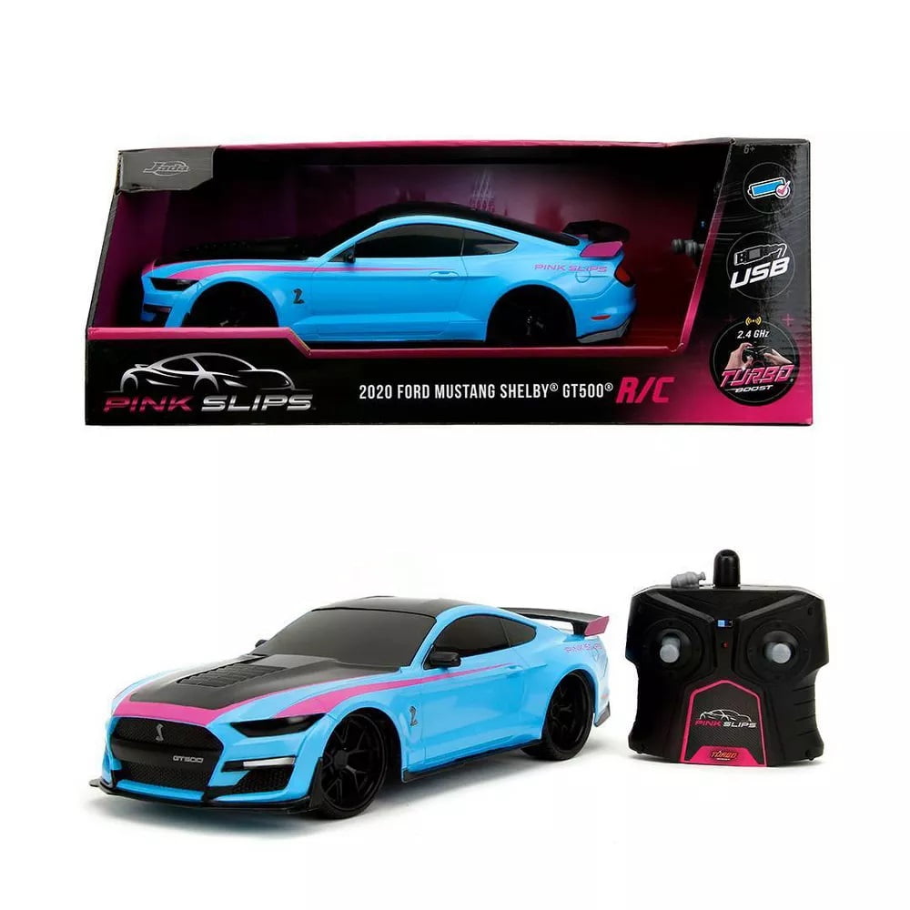 Radio Control Pink Slips 2020 Ford Mustang Shelby GT500 - 1:16 Scale - Walmart.com