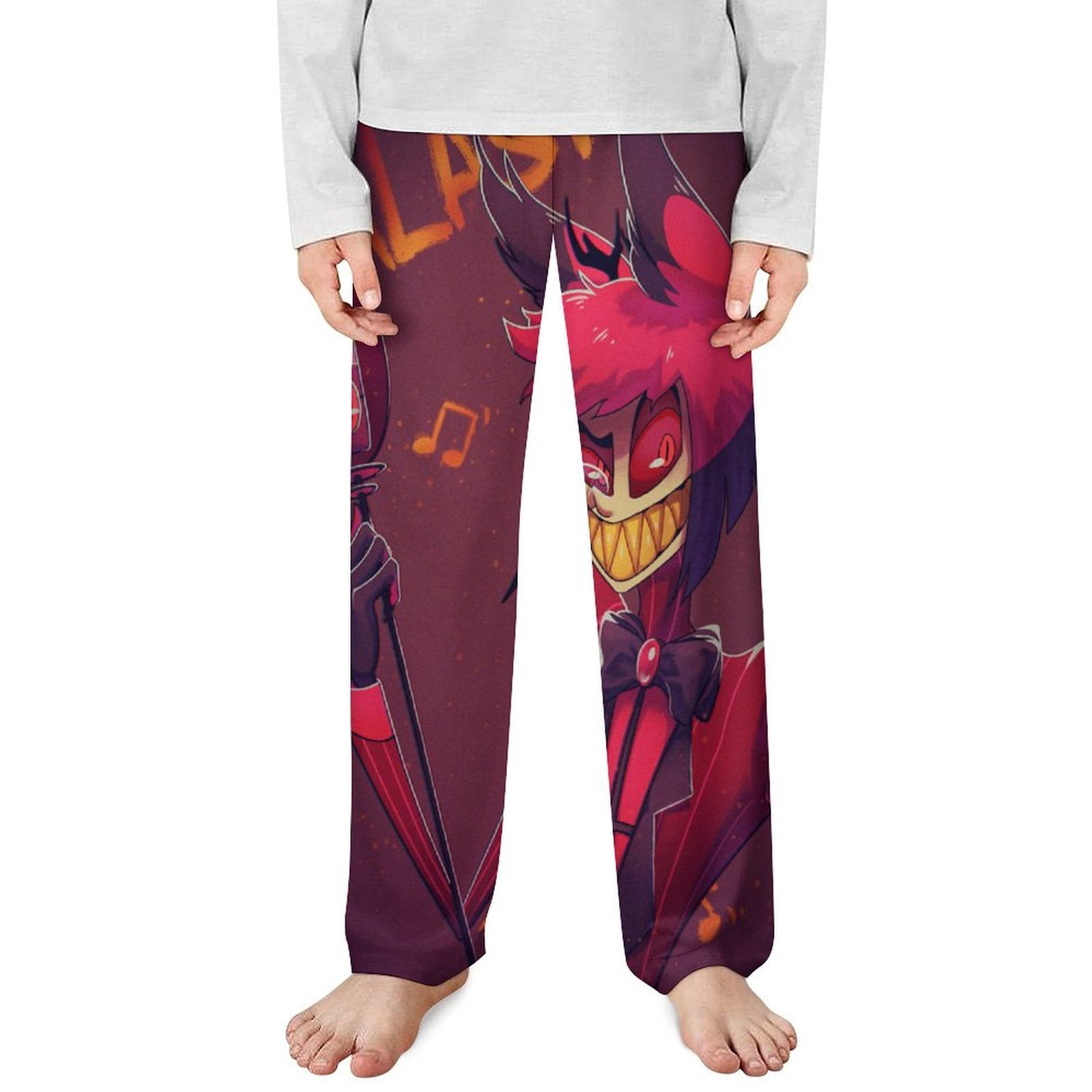 Radio Demon Alastor Hazbin Hotel Children's Pajamas Lounge Straight Leg ...