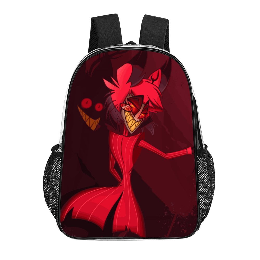 Radio Demon Alastor Hazbin Hotel Clear Backpack 17 Inch Transparent Bag ...