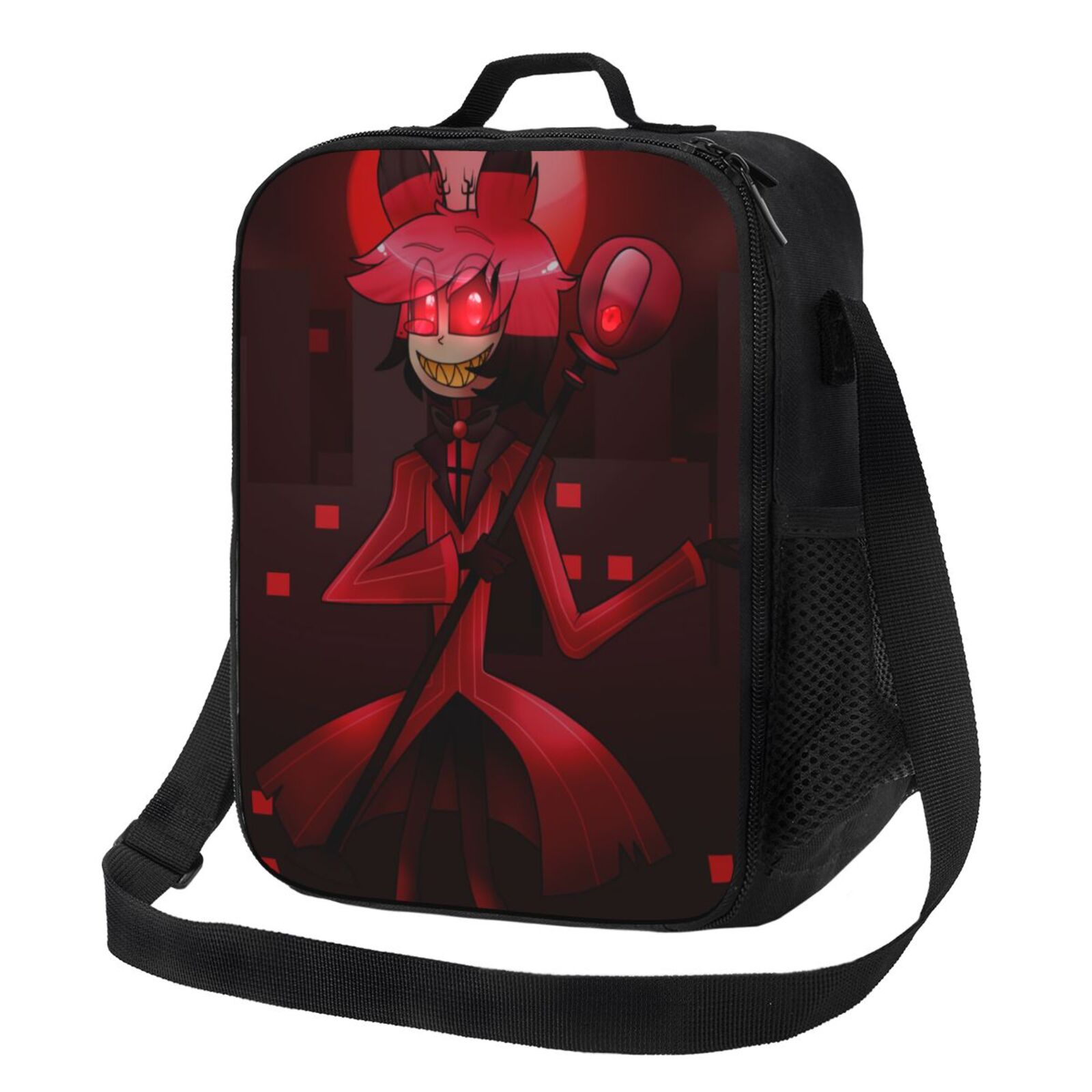 Radio Demon Alastor Hazbin Hotel Insulated Lunch Bag Portable Meal Bag ...