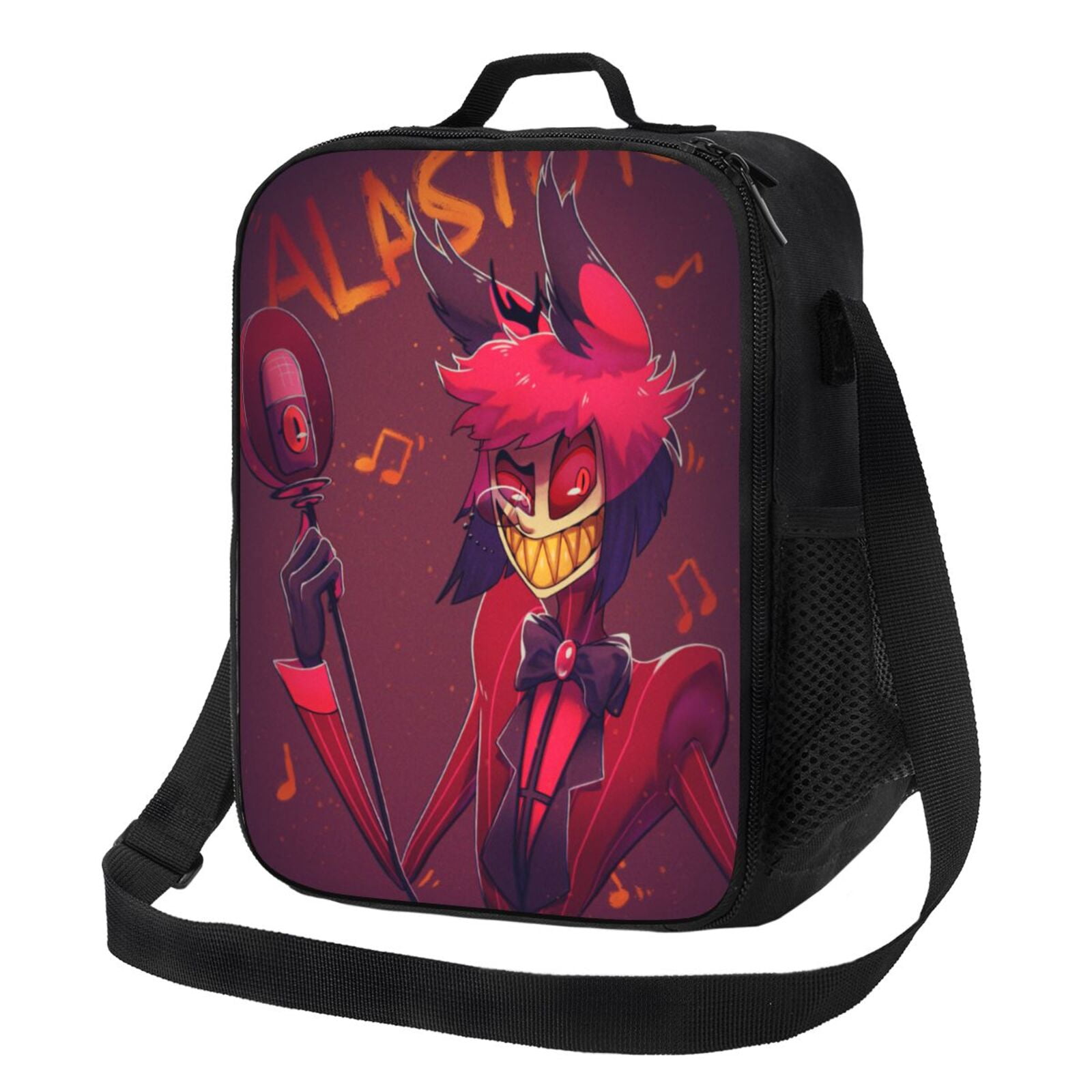 Radio Demon Alastor Hazbin Hotel Insulated Lunch Bag Portable Meal Bag ...