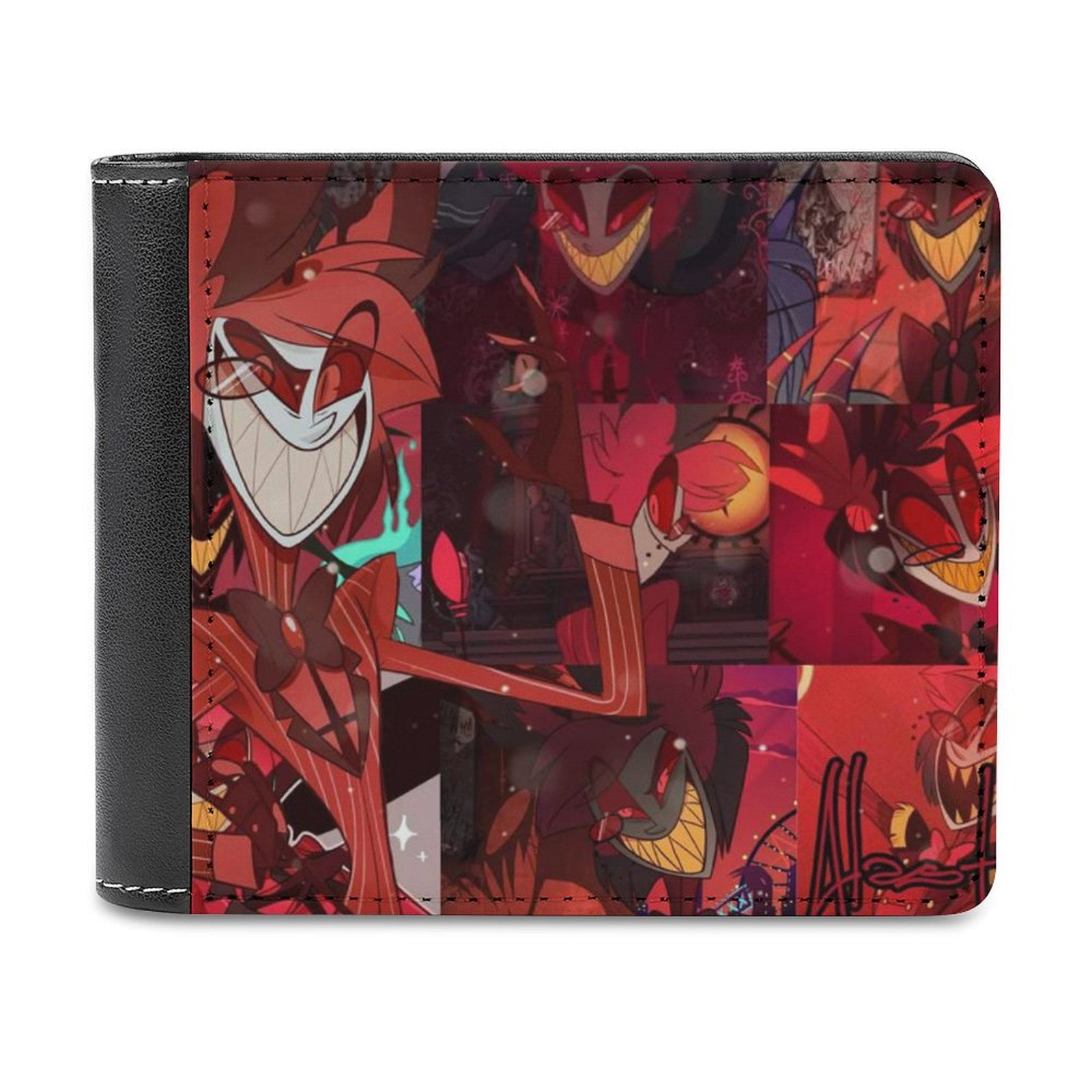 Radio Demon Alastor Hazbin Hotel PU Leather Wallet With Card Slots ...