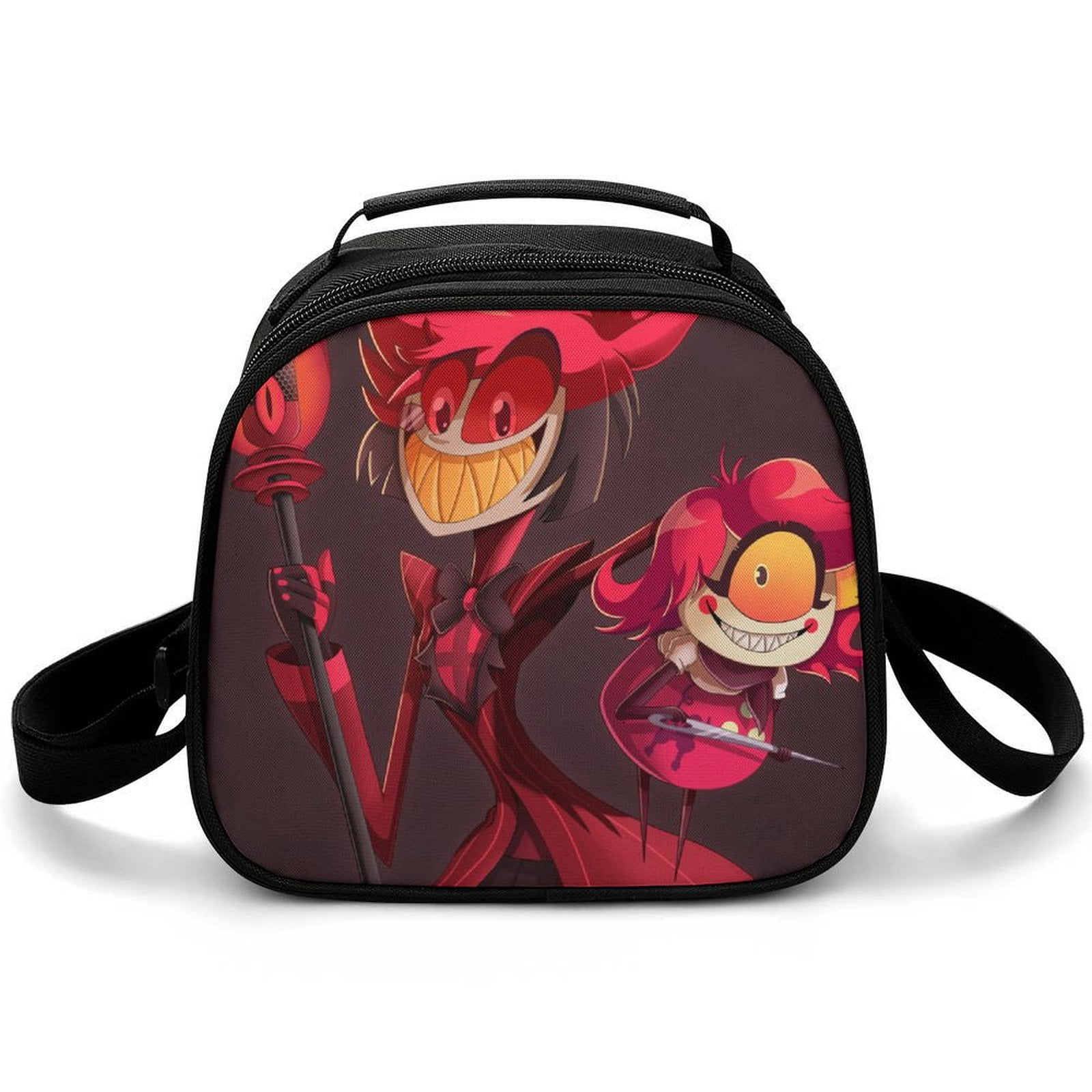 Radio Demon Alastor Hazbin Hotel Portable Insulated Lunch Bag Lunch Box ...