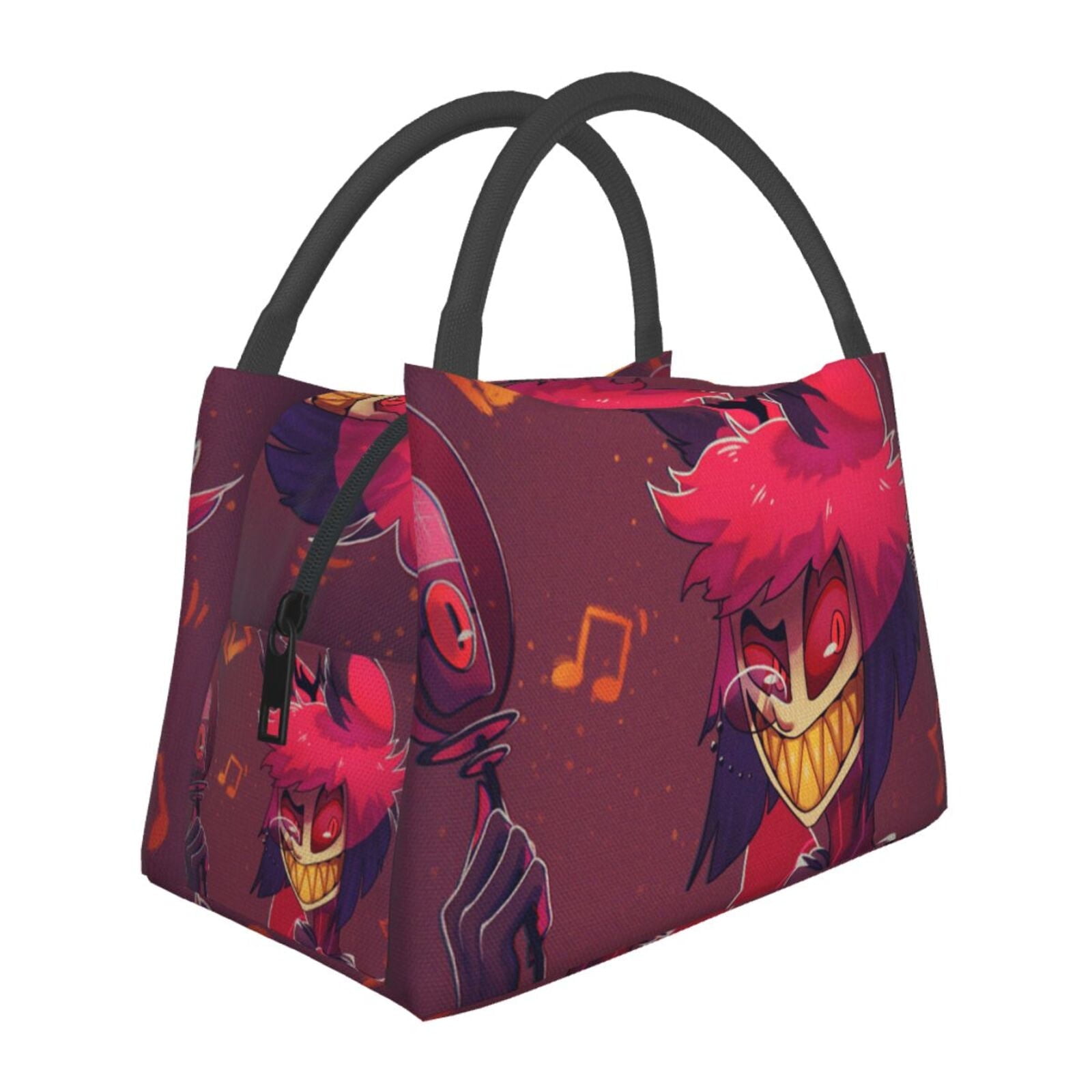 Radio Demon Alastor Hazbin Hotel Portable Insulation Lunch Bags,Thermal ...
