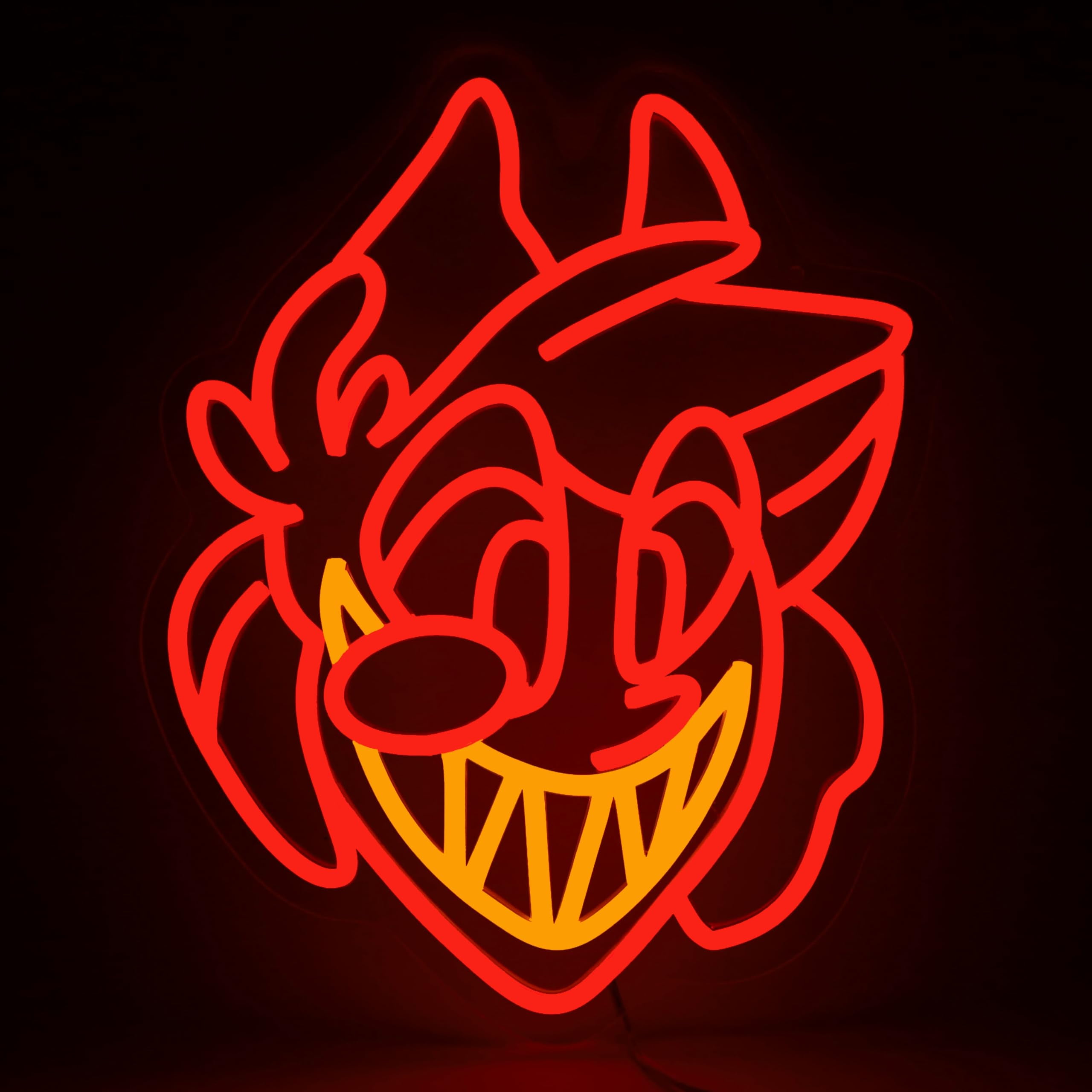 Radio Demon Neon Sign USB Powered for Room Décor Hazbin Hotel Neon Sign ...