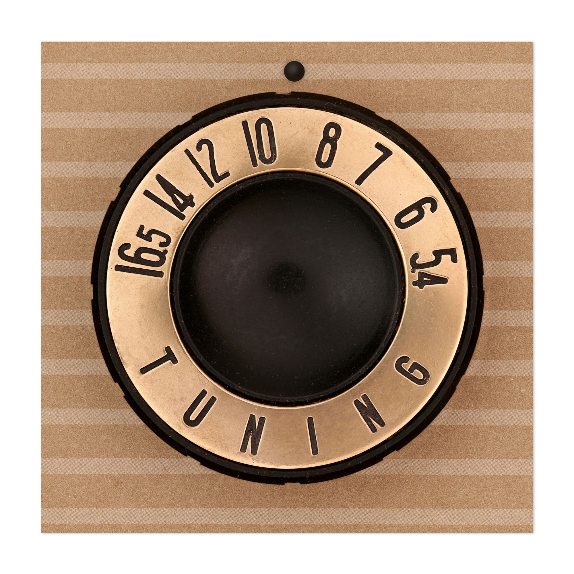 Radio Dial With Brass Insert - Photography Vintage Retro Mid-Century ...