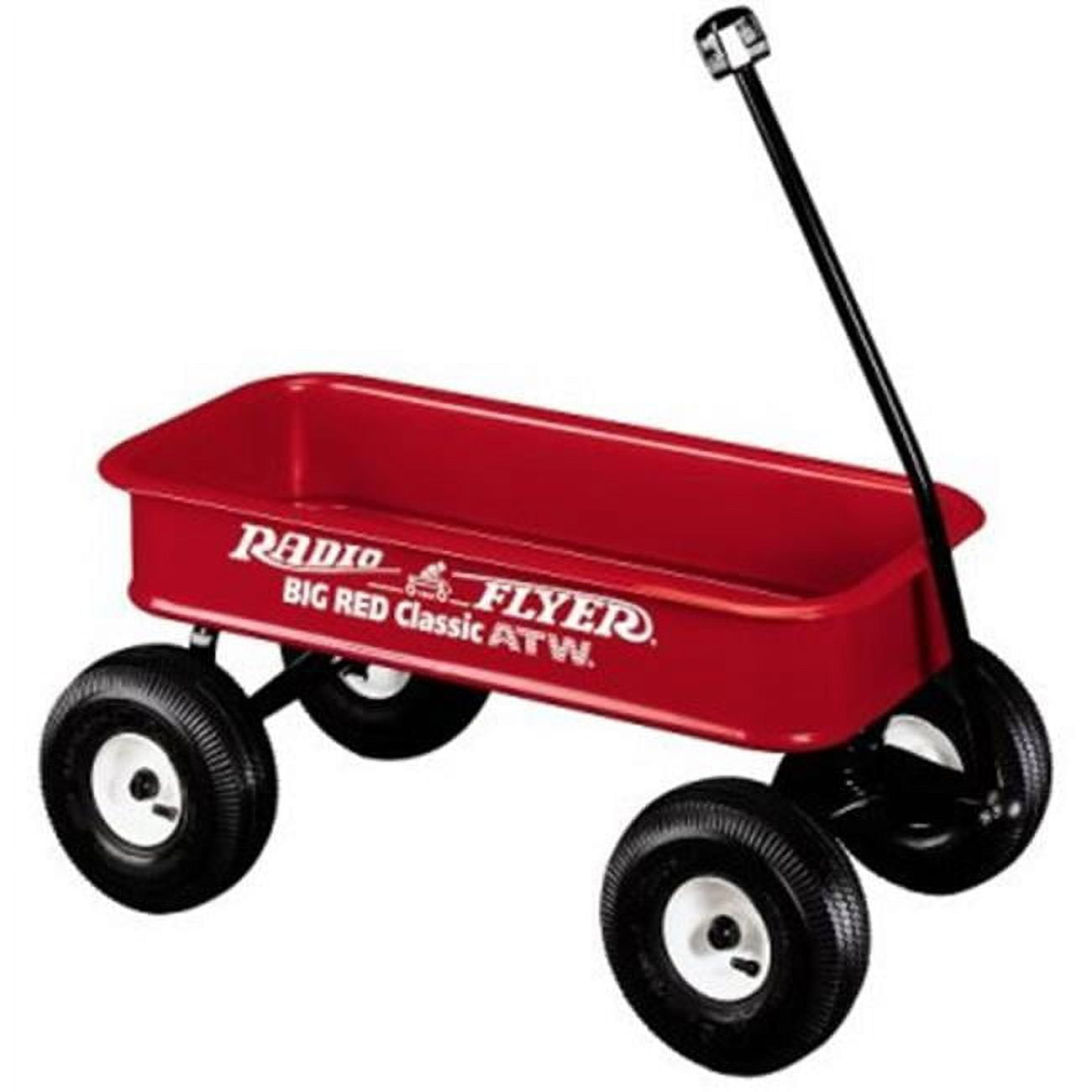Radio Flyer Big Red Classic ATW Ride-On Toy for Kids with High Wheel ...