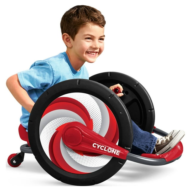 Radio Flyer, Cyclone Ride-on for Kids, Arm Powered, 16" Wheels, Red ...