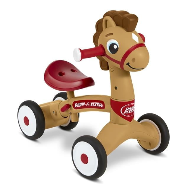 Radio Flyer Percy the Pony Ride-On Toy with Rolling Wheels, Interactive ...