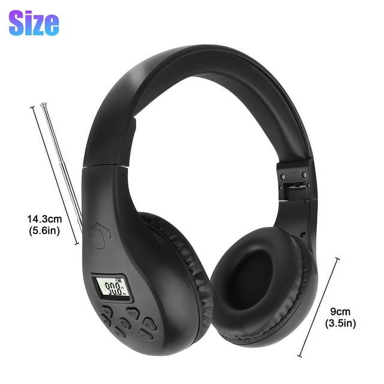 Radio Headphones, Portable Personal FM Radio Headphones with Best ...