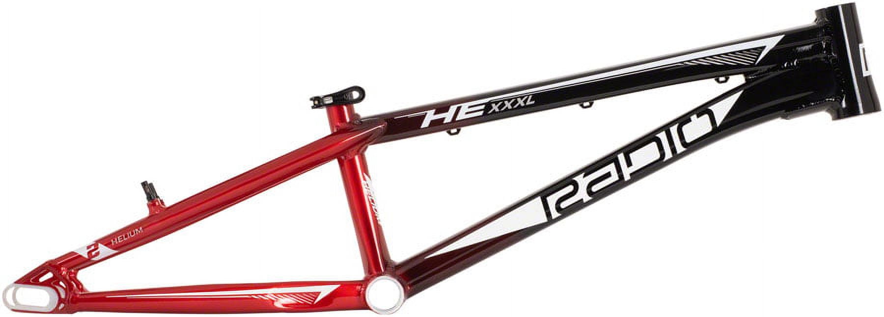 Radio Helium BMX Aluminum Race Frame Pro XXXXL 22.5" TT Red/Black 20 ...