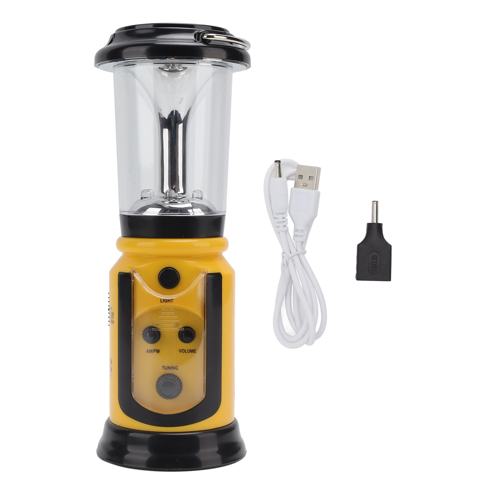 Radio Lantern Hand Crank USB Rechargeable Multi Functional AM FM ...