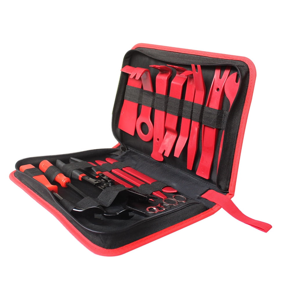 Radio Remover,Radio Door Panel Tool Kit Auto Car Audio Radio Pliers Remover Pry Remover Pry Hand ...